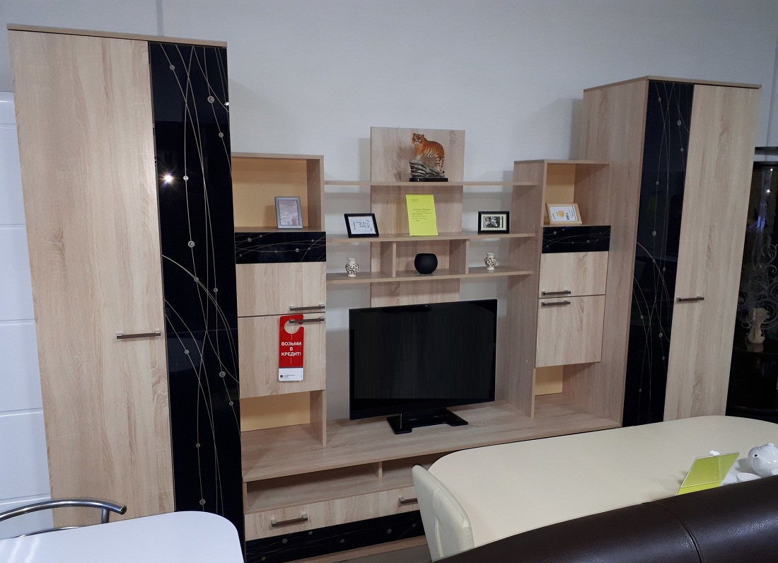 Стенка в гостиную Багира кашемир купить в интернет-магазине Мебель ...